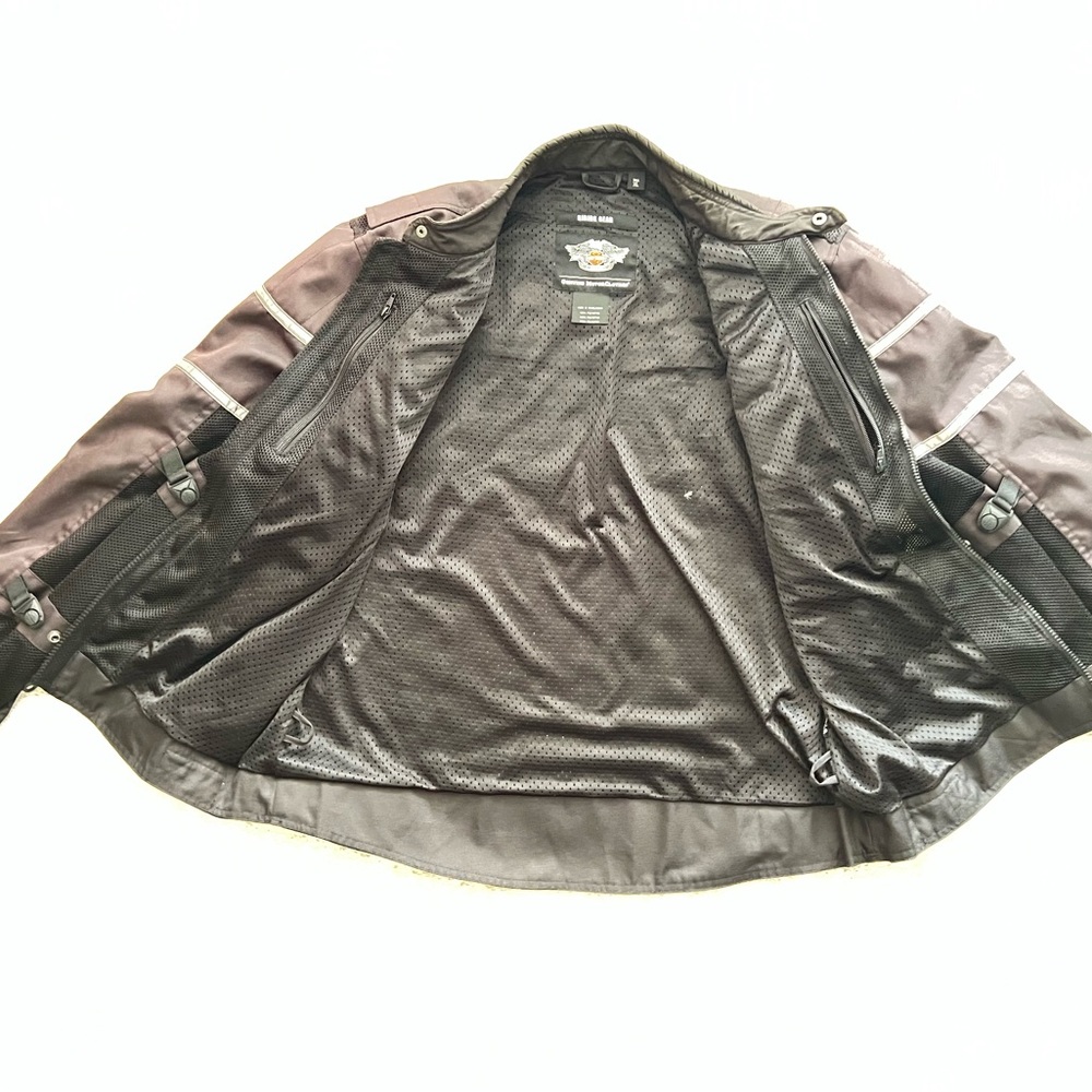 Mens Harley Davidson Riding Gear Motorcycle Jacket - Gem